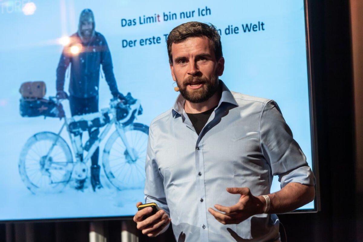 Book me as a Speaker | Jonas Deichmann Adventures